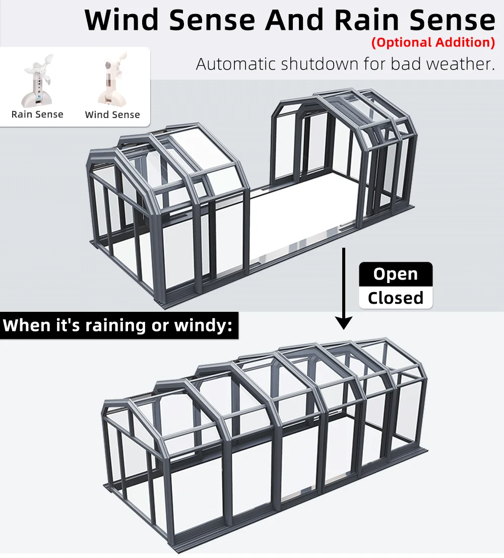 Aluminium Automatic Lifting Pool Cover - Durable & Waterproof