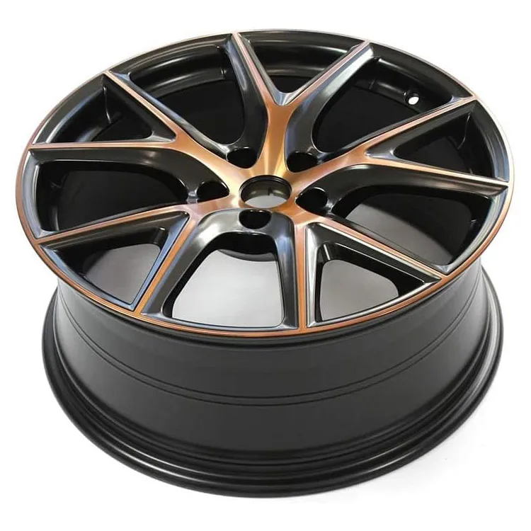 Aluminum Alloy 19 Inch Sport Wheel Noir/cuivre Black/copper Rim Rines ...