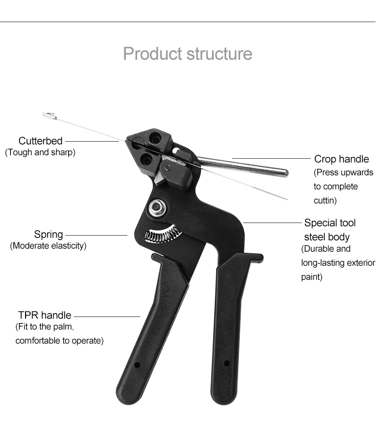 Stainless Steel Cable Fastening Tool With Gun Self-locking - Buy Tool ...