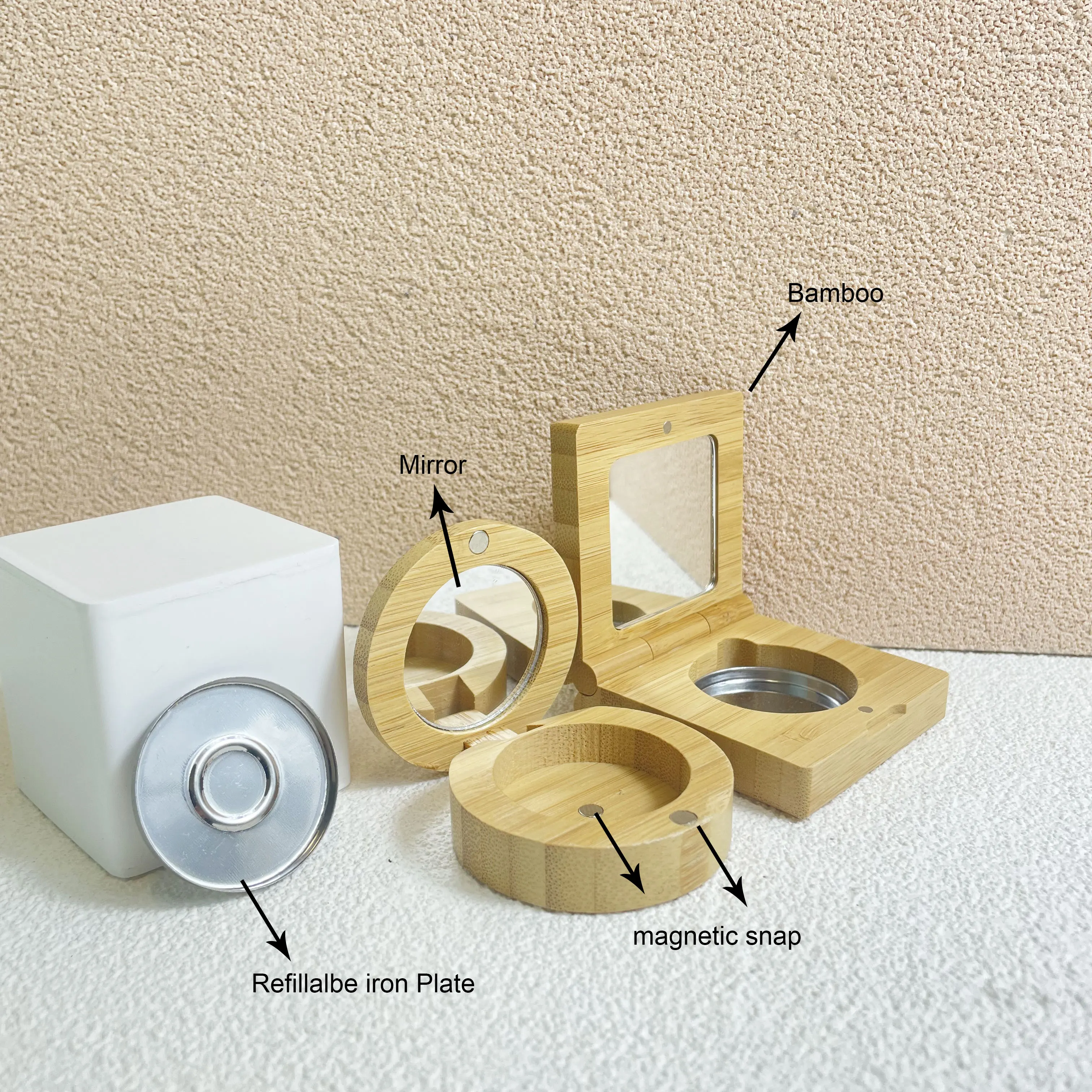 Custom Eyeshadow Palette Packaging Aluminium Tin Pan Cosmetic Eyeshadow ...