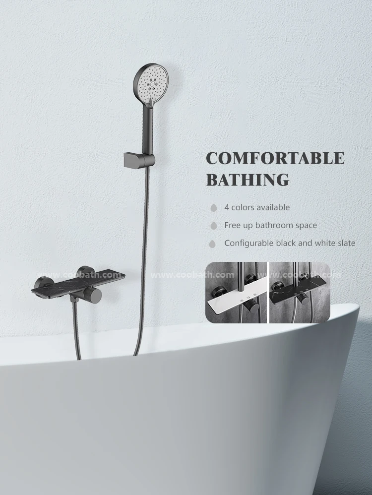 Modern Bath With Hose Handheld Water Saving High Pressure Shower Head ...