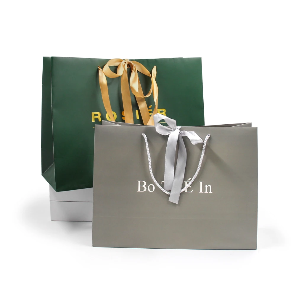 Luxury Paper Bags For Cosmetics Perfume Fashion Jewelry Small Paper Bag ...