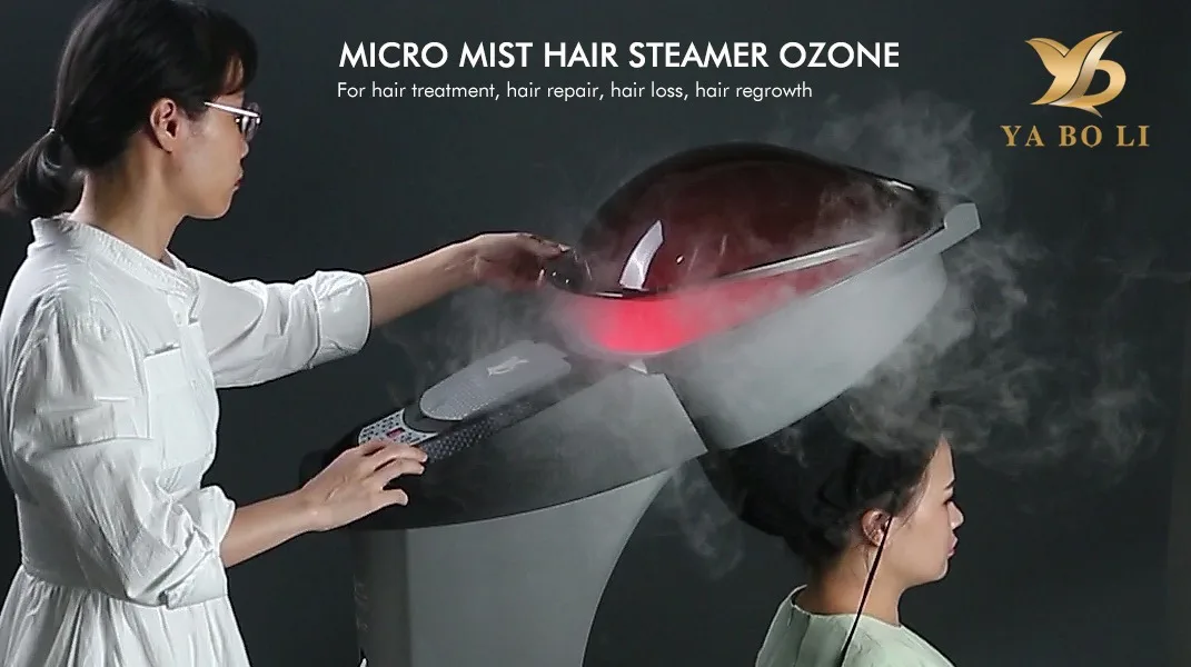 Standing Professional Salon Styling Micro Mist Hair Steamer Ozone ...