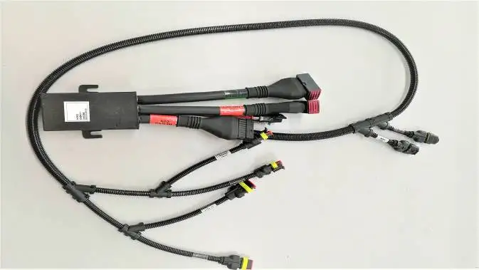 ISOBUS connector wire harness farm equipment cable loom agricultural ...