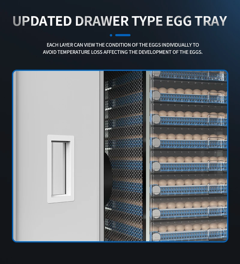 2022 New Automatic Chicken Egg Incubator Hatcher 250 Eggs Dual Power ...