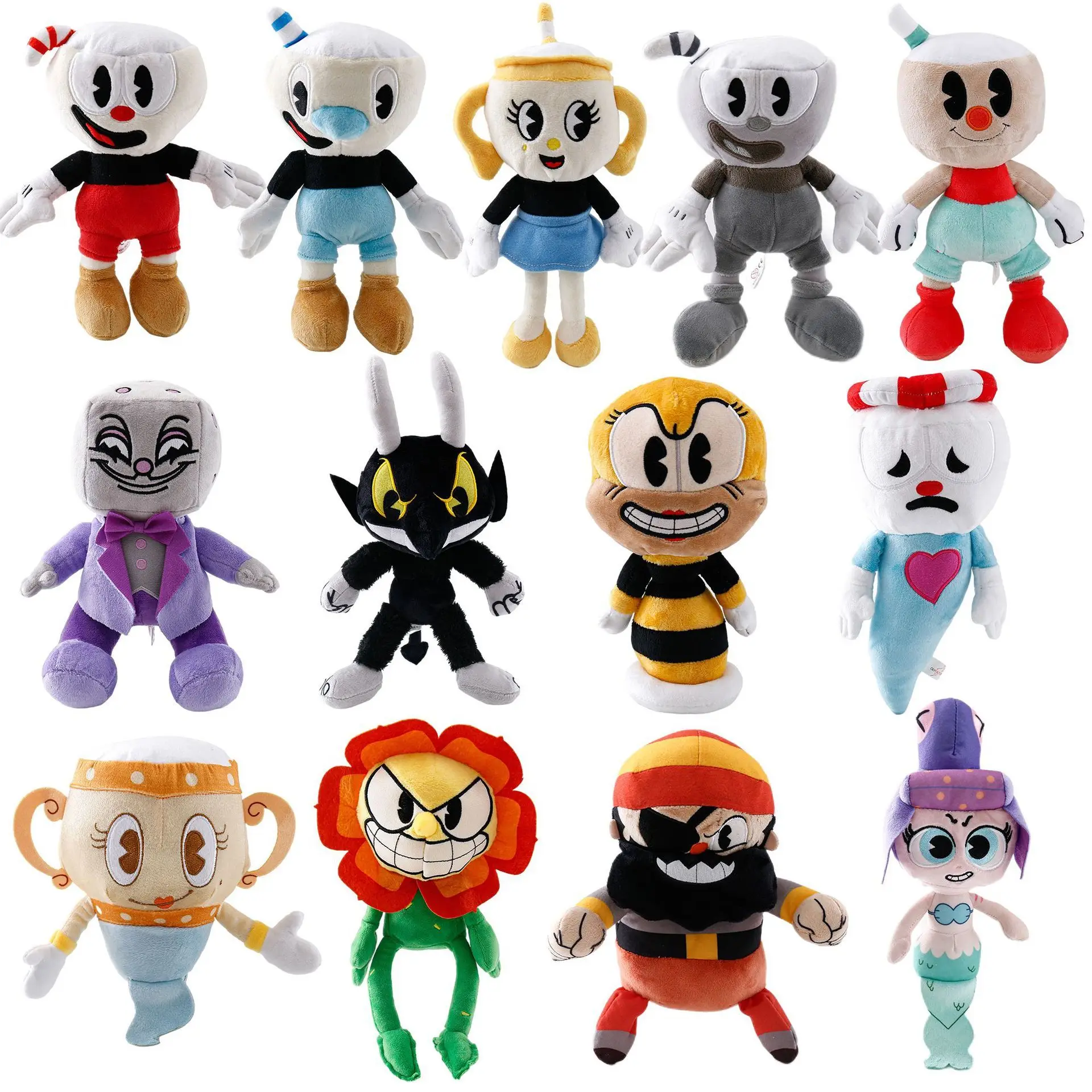 New Trending Cute Cartoon Cuphead Plush Teacuphead Adventure Teacup ...