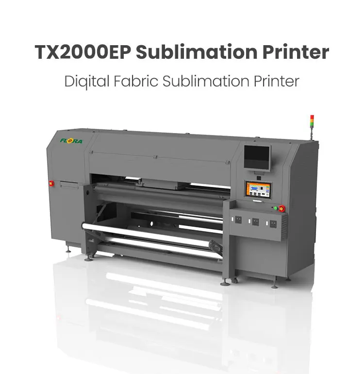 Flora Cmyk 4-8 Color Single Pass Digital Uv Textile Printing Machine ...