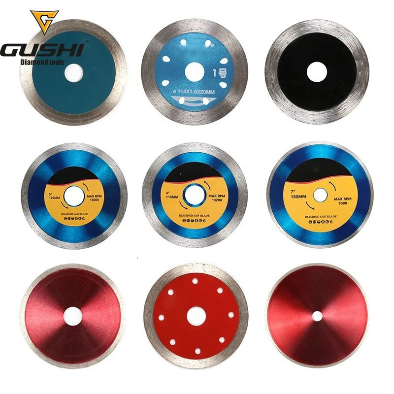 Wholesale Custom Cold-press Sintered Continuous Rim Diamond Wall Cutter ...