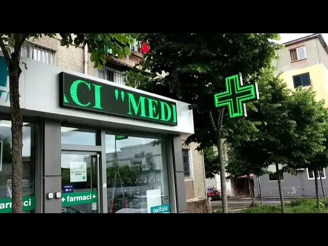 Pharmacy Cross Sign Customized Led Screen For Outdoor Full Color ...