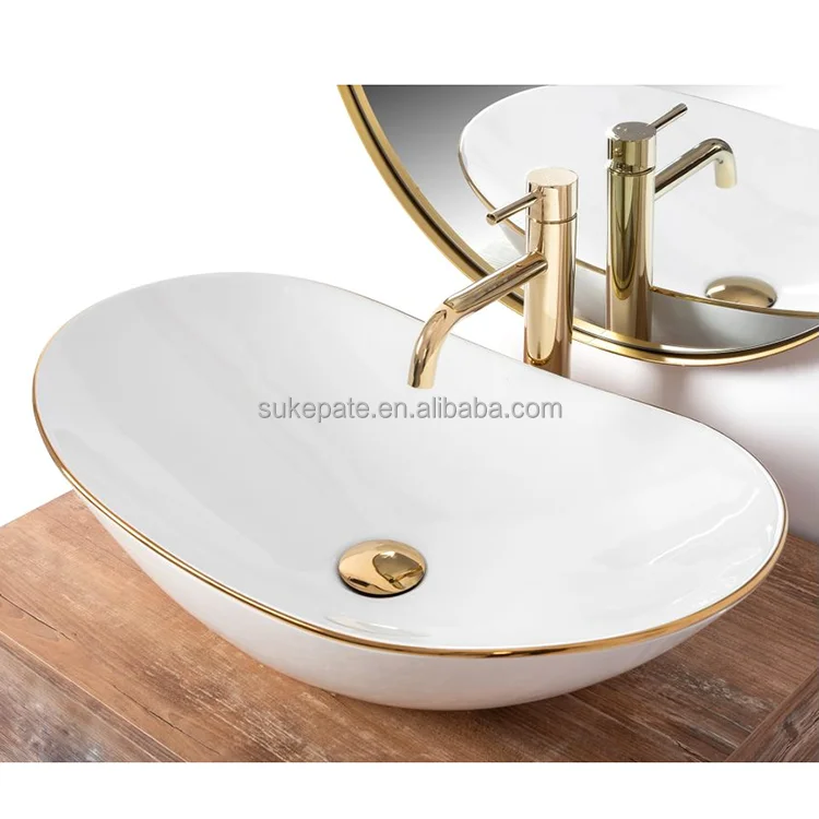 European Small White Sink - Perfect for Modern Bathrooms