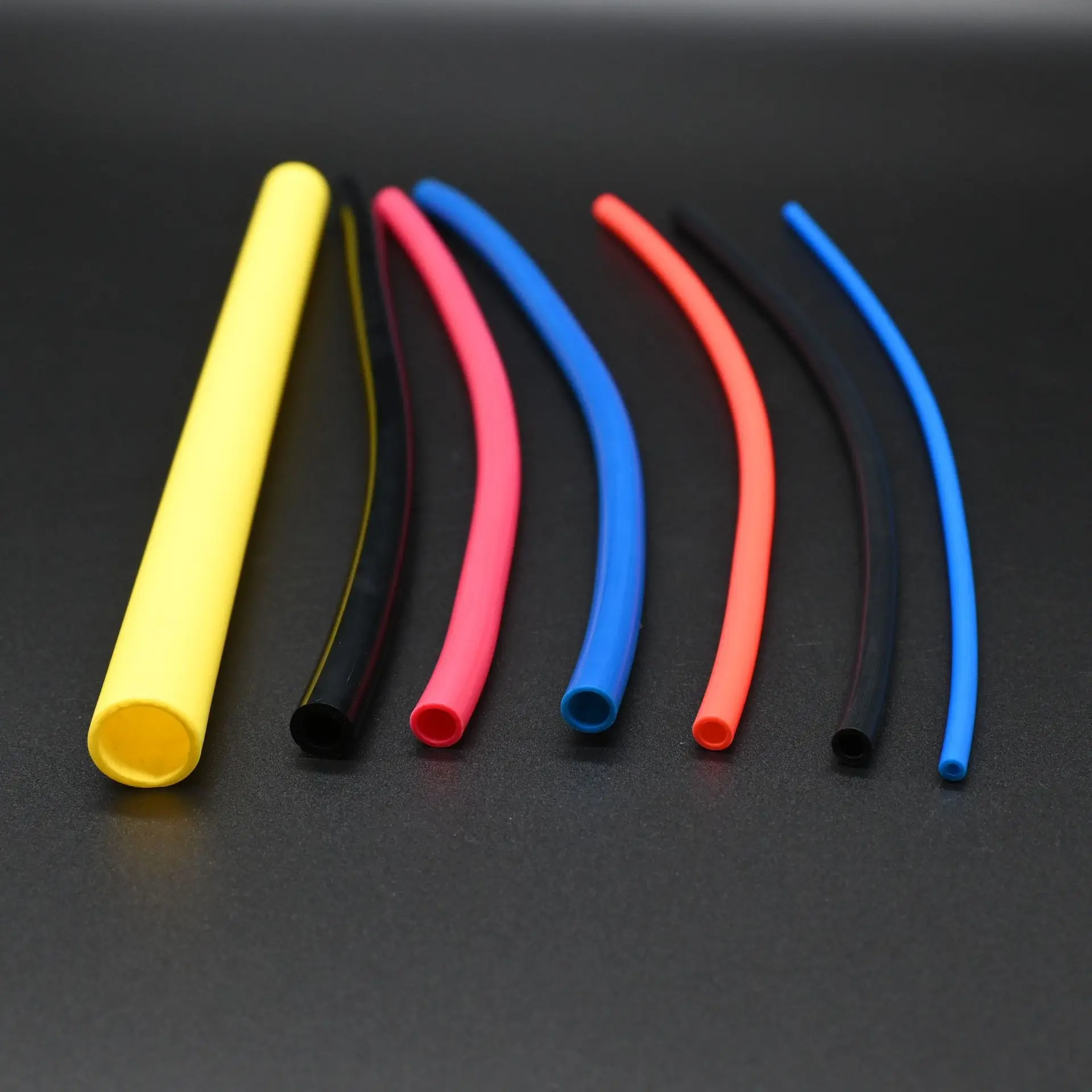 High Temperature 2/4/6/8/10mm Black PTFE Tubing Colored PTFE Plastic ...