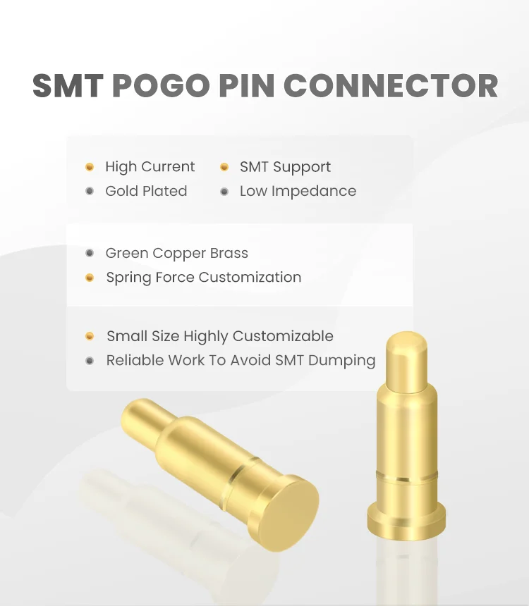 Standard Reel Packaging 5V 2A 12V 2A Single Pin SMT 5G Gold Plated ...