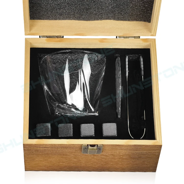 Wholesale Custom Basalt Whiskey Stone Slate Coaster Twisted Whisky ...