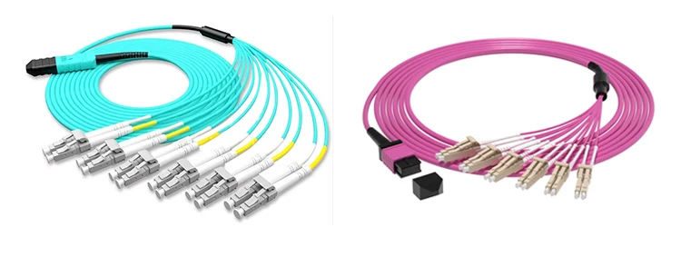 High-Density 40G/100G MTP/MPO Female Fiber Optic Jumper Cables 8-Core ...