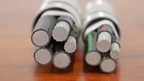 Vehicle High Voltage Aluminum Conductor Interlock Amoured Cable 12-2 14 ...