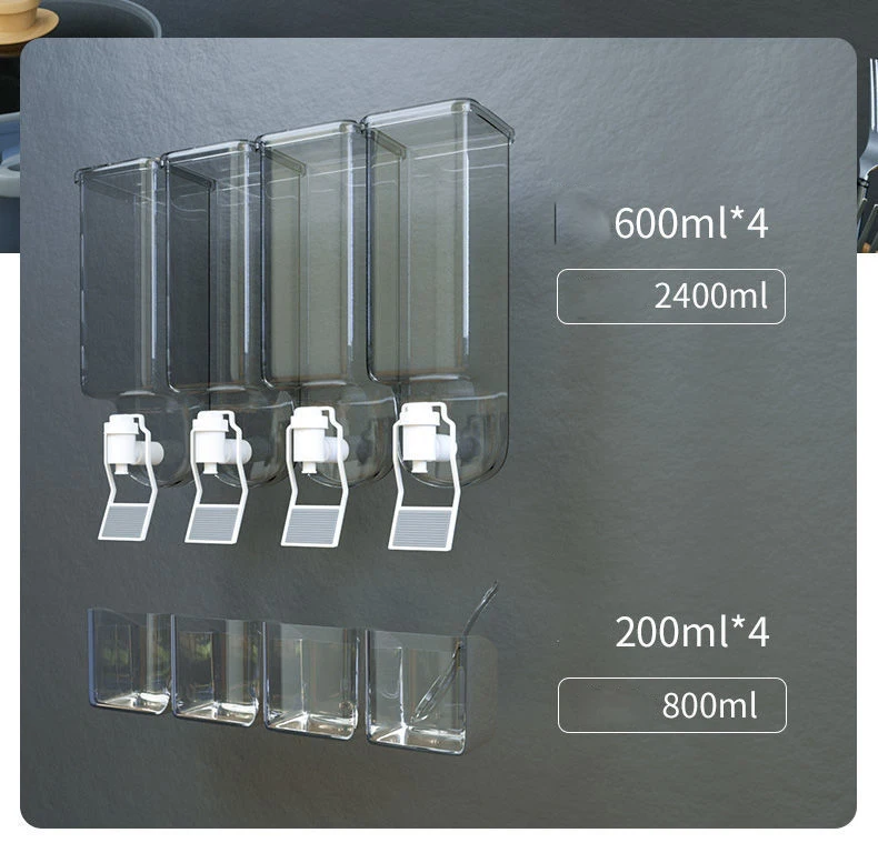 Wall Hanging Kitchen Edible Oil Pot Soy Sauce And Vinegar Containers ...