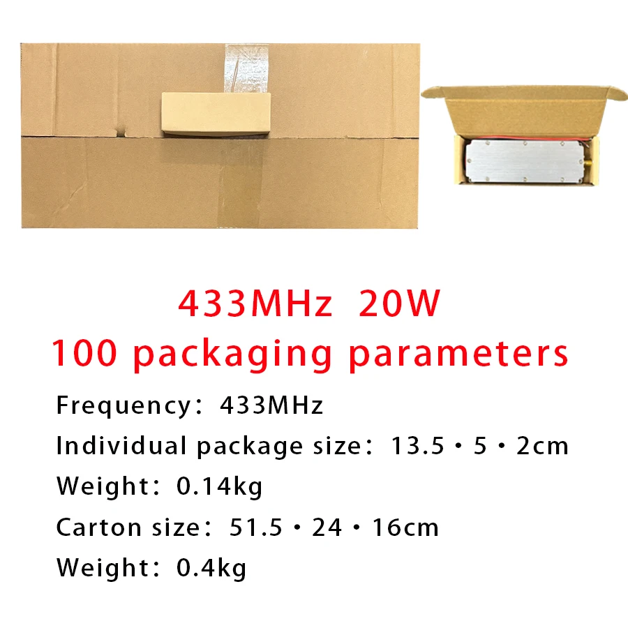 20w 433mhz High Power Rf Amplifier Module For Anti-drone - Buy 20w ...