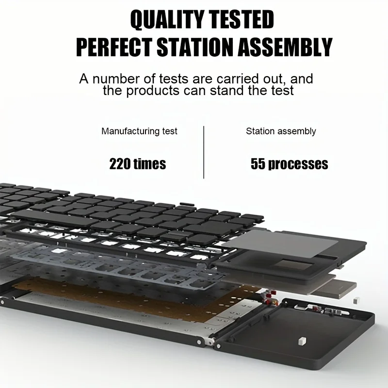 Portable Wireless Keyboard B033 - Multifunctional & Stylish