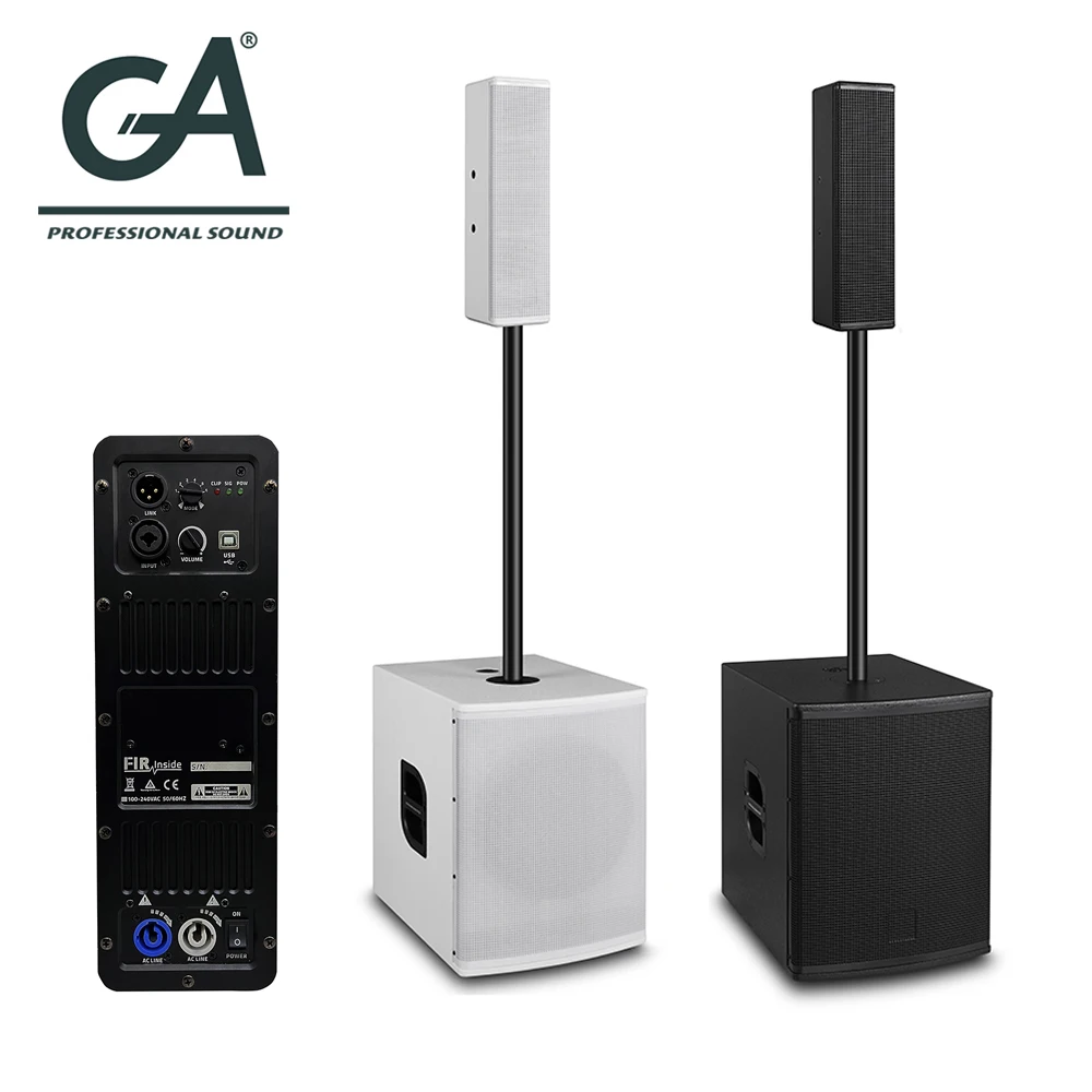 L304/LS112DP Active 4*3 Inch Array Column System for Karaoke