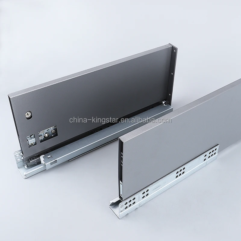 Double Wall Drawer Side Panel 14mm - Adjustable Metal Box