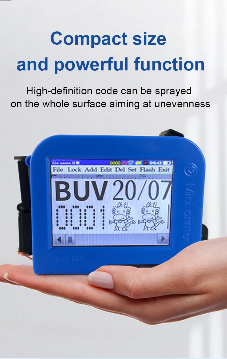 Cp12 Qr Code Barcode Expiration Date Production Date Label Portable 12 ...