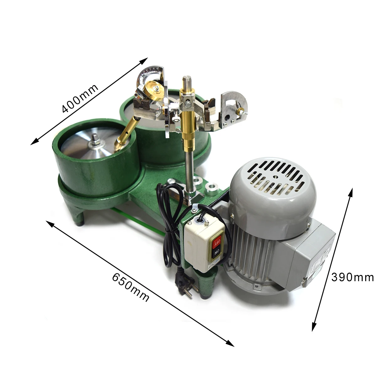 8inch+6inch Lapidary Polishing Machine for Jewelry Gemstones