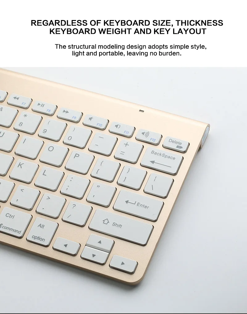 Ultra Thin Wireless Keyboard and Mouse - Perfect for Home Office