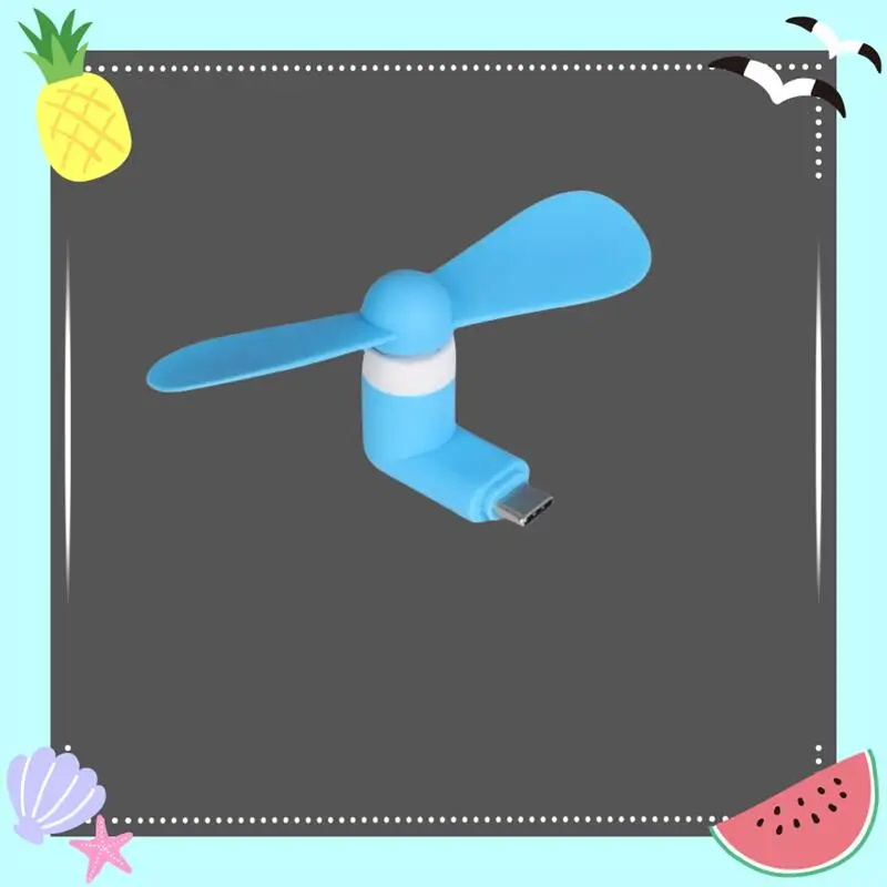 New Cheap Mini Portable Cool Phone Fan For Apple Iphone Type-c Micro ...