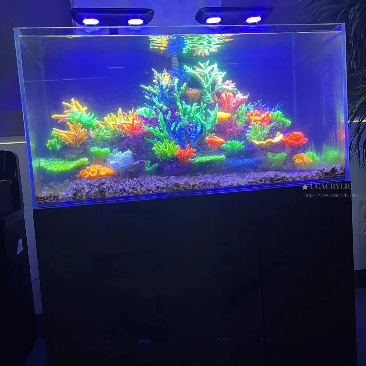 40 gallon fish tank acrylic aquarium marine large aluminium fish tank ...