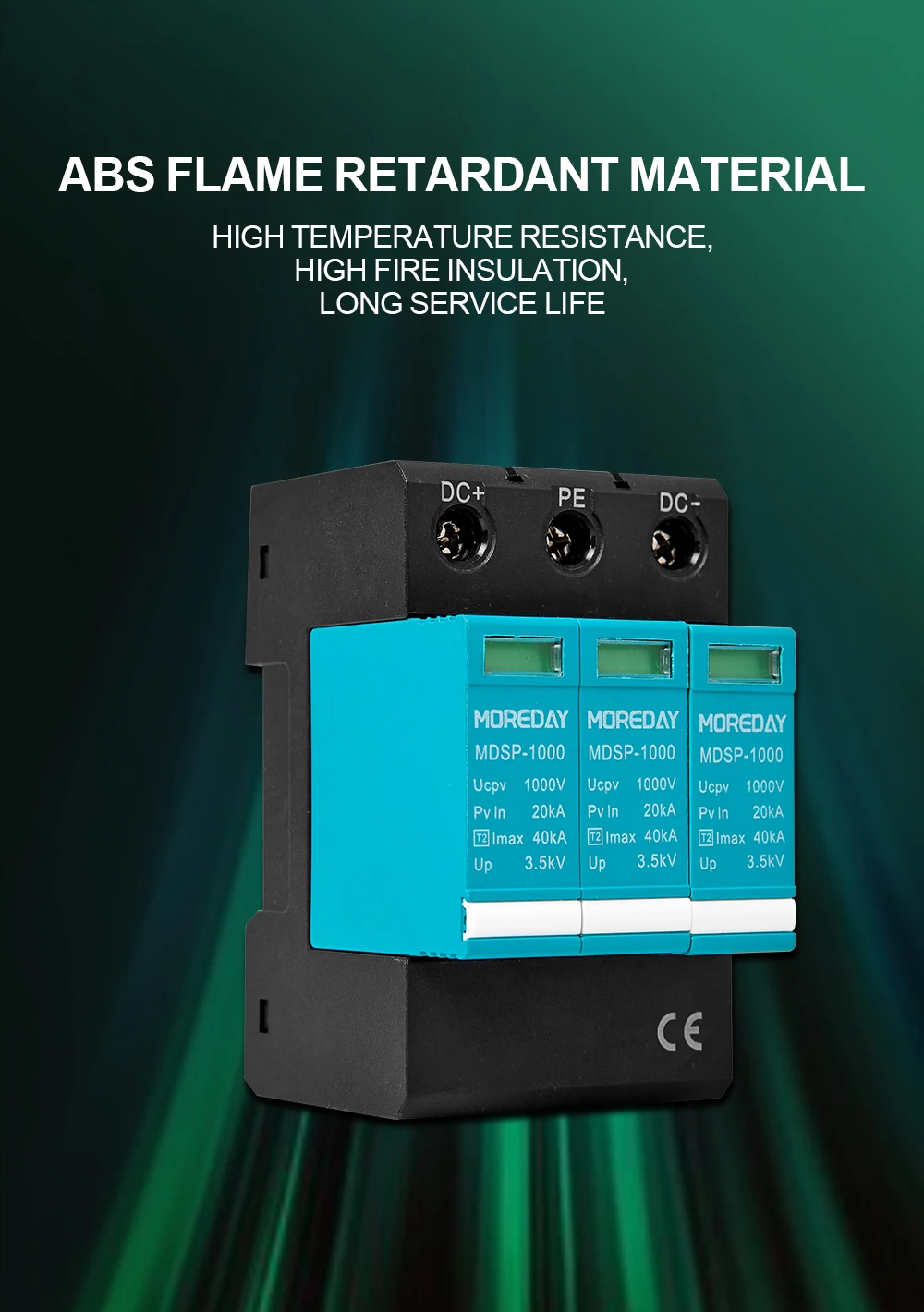 MOREDAY DC Spd Pv Power 40ka - Solar Photovoltaic Protection