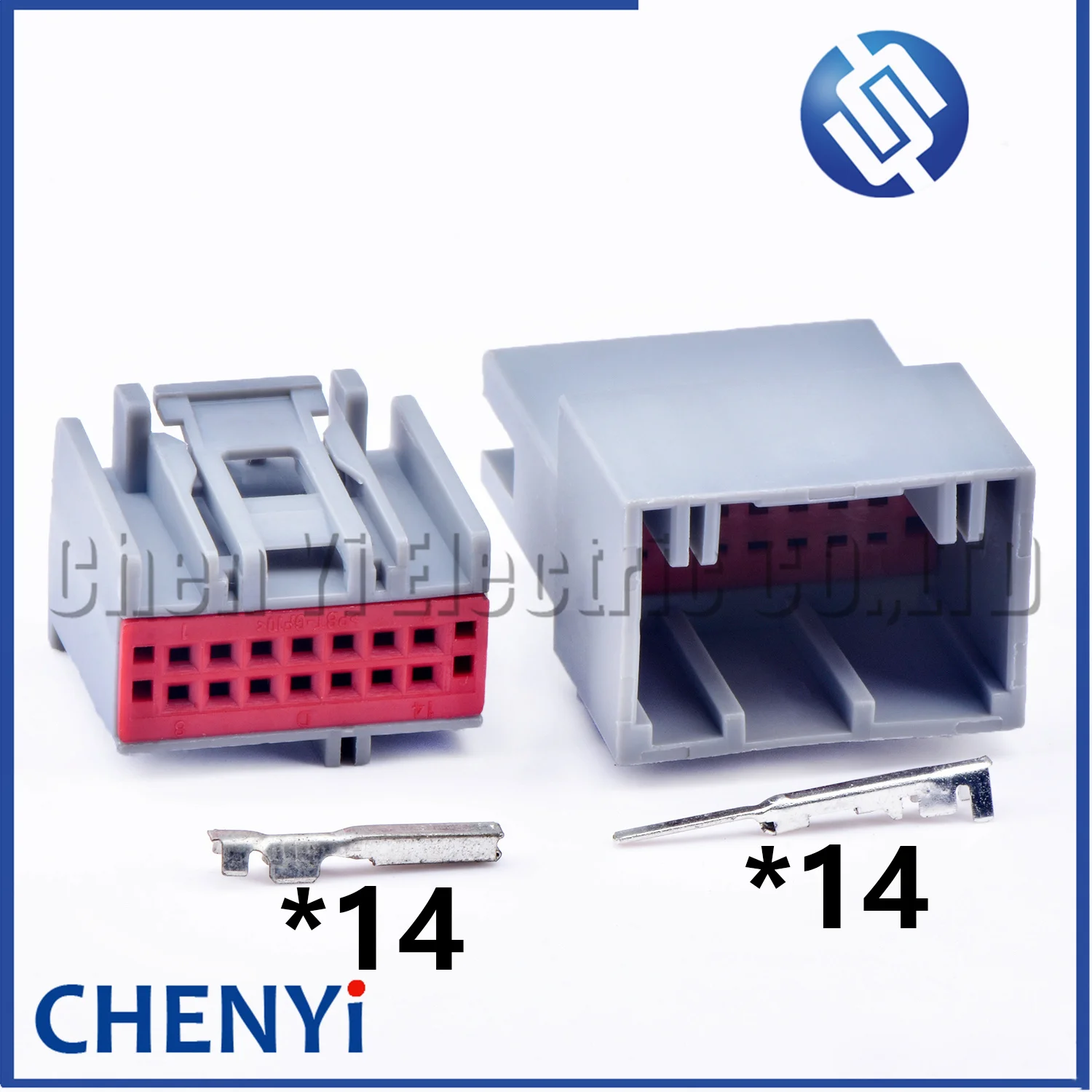 14 Pin male or female Automotive connector Car amplifier DSP plug ...