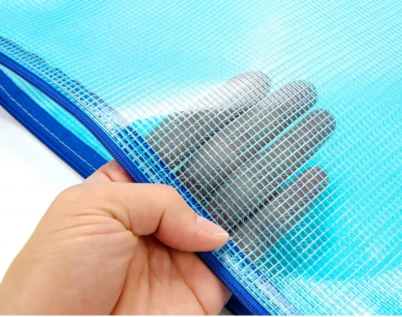 Wholesale Custom A4 A5 B4 B5 Fixed Embossed Waterproof Zipper File Bag ...