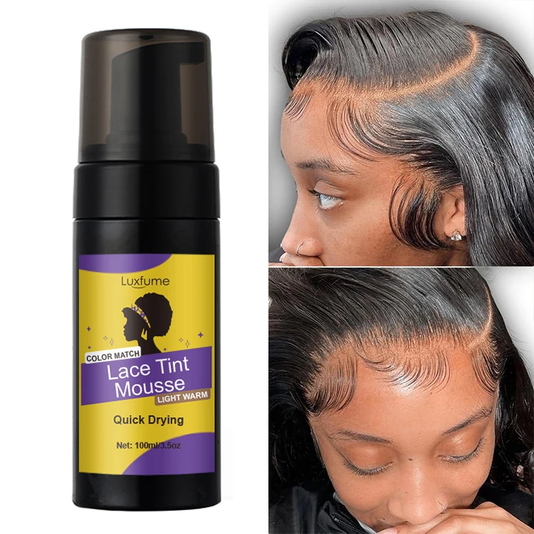Luxfume Wholesale Hair Styling Foam Mousse 4 Color Lace Tint Mousse ...