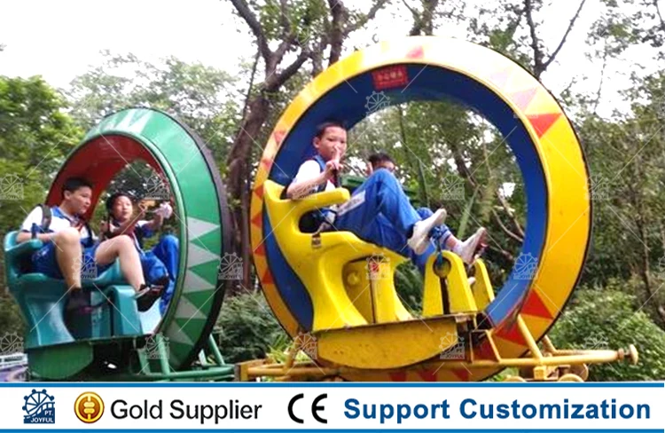 Hot Sale Amusement Park Rides Space Walk Rides Track Bicycle Electric ...
