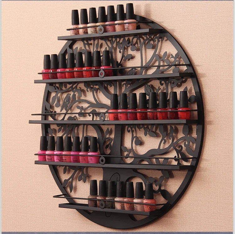 Heart Shape Acrylic Nail Polish Wall Display,Wall Mounted Display Stand ...