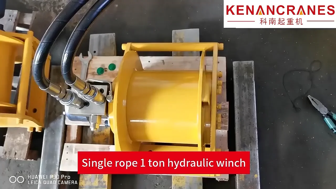 Single Drum Planetary Reducer 5 10 Ton Hydraulic Winch For Tractors ...