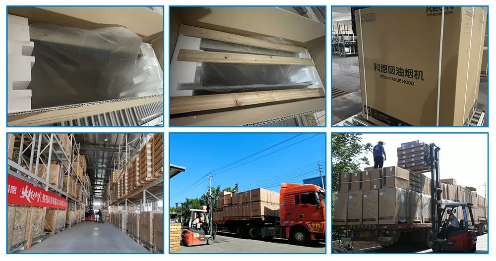 Gas Stove With Dish Keep Warm Function Kitchen Chimney Ventilation ...