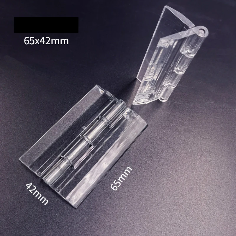 Clear Acrylic Box - Hinge Display Storage Case Plastic Hinge