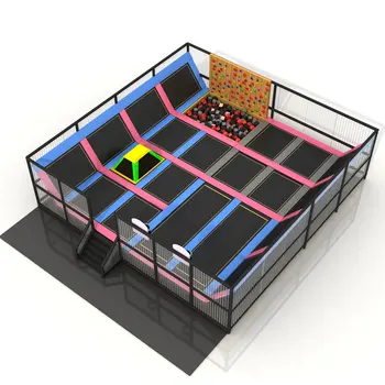 Commercial Trampoline Parks Foam Pit Block Adult Indoor Large Bungee ...