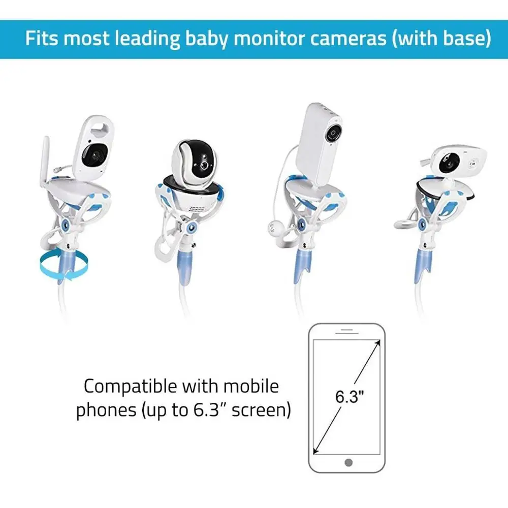Adjustable Baby Monitor Stand - Flexible IP Camera Holder