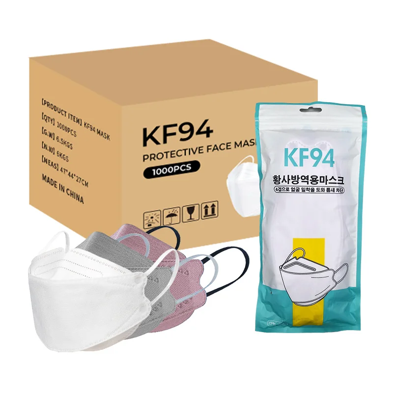 Adult Kf94mask Pack Kf 94 Face Mask 4ply K94 Facemask 10 Pcs Disposable ...