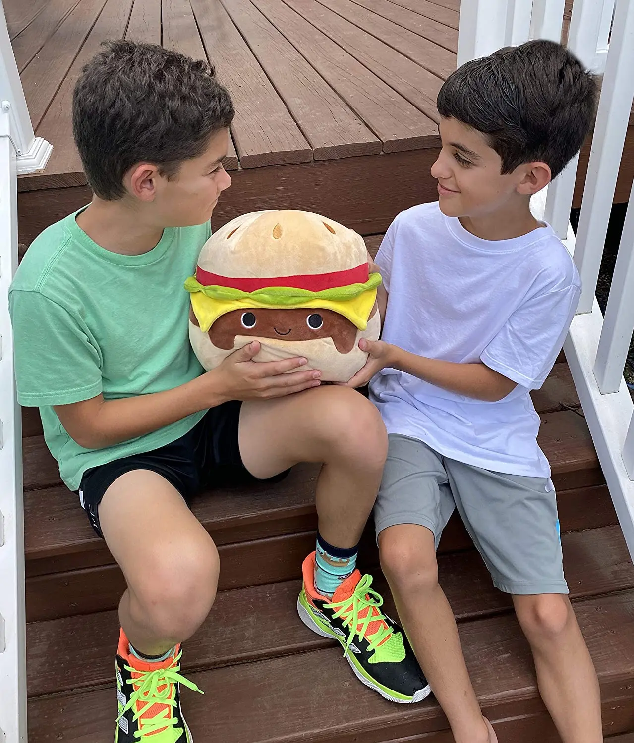 Custom Cheeseburger Pillow - Fluffy Stuffed Hamburger