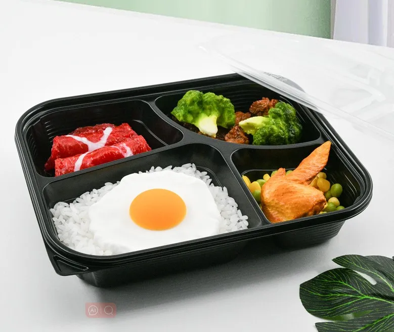Sample Free Durable To Go Compartment Bento Box With Lid Round And ...