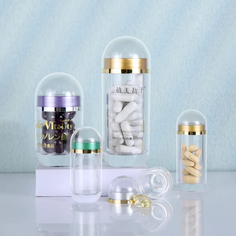 High-grade Ps Plastic Bullet-shaped Bottles Unique Small Capacity ...