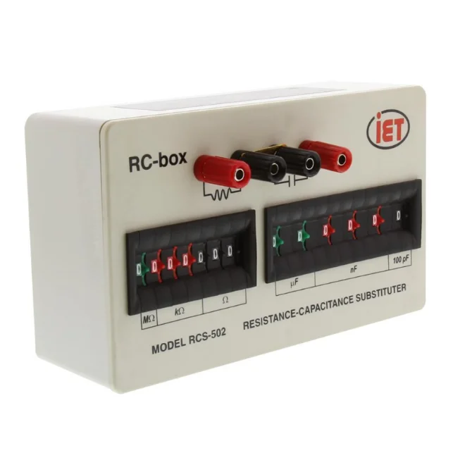 New RCS Series Resistance and Capacitance Decade Box IET Model RCS-502 ...