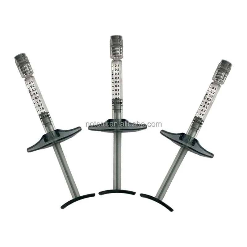 Colorful Backstop Plastic Plunger Rod 1ml Syringe