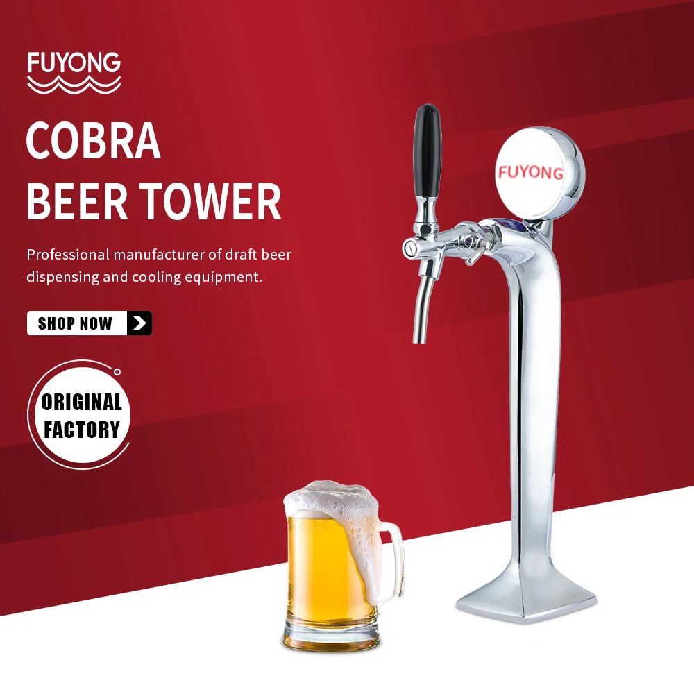 Stainless Steel Single Tap Snake Beer Tower Column Draft Beer Dispenser ...