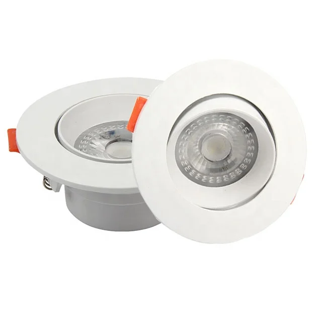 Exterior Outdoor Adjustable Lighting 5w 7w Ip54 Round Recessed Surface ...