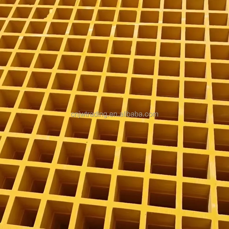 Fiberglass FRP Grating - Durable, Lightweight, and Safe