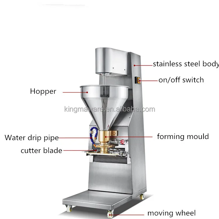 Different Styles Cheese Meatball Making Production Processing Line Meat ...